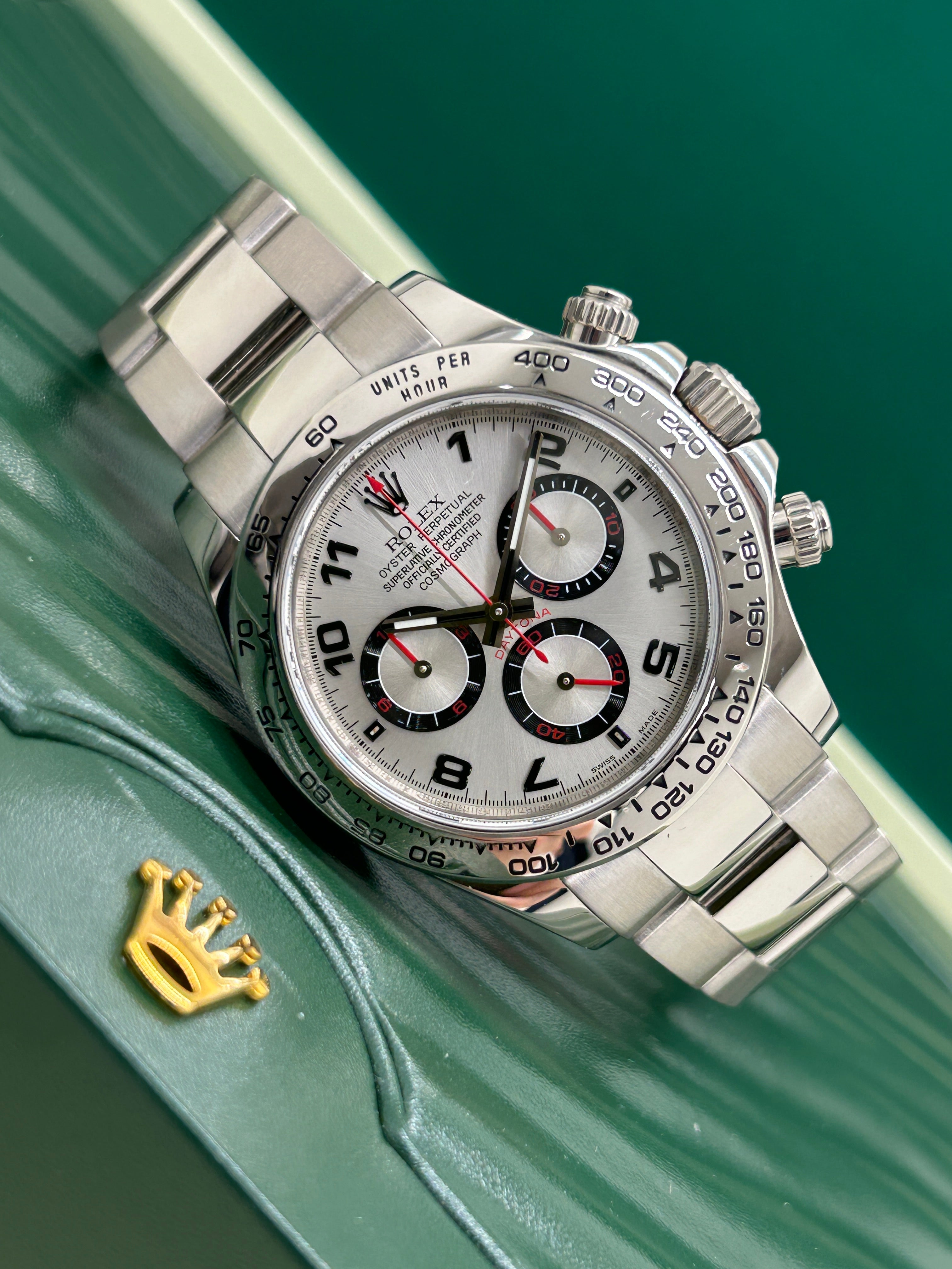 Rolex Daytona Ref.116509 - Silver Racing Dial - Year 2008 – Clock Hands